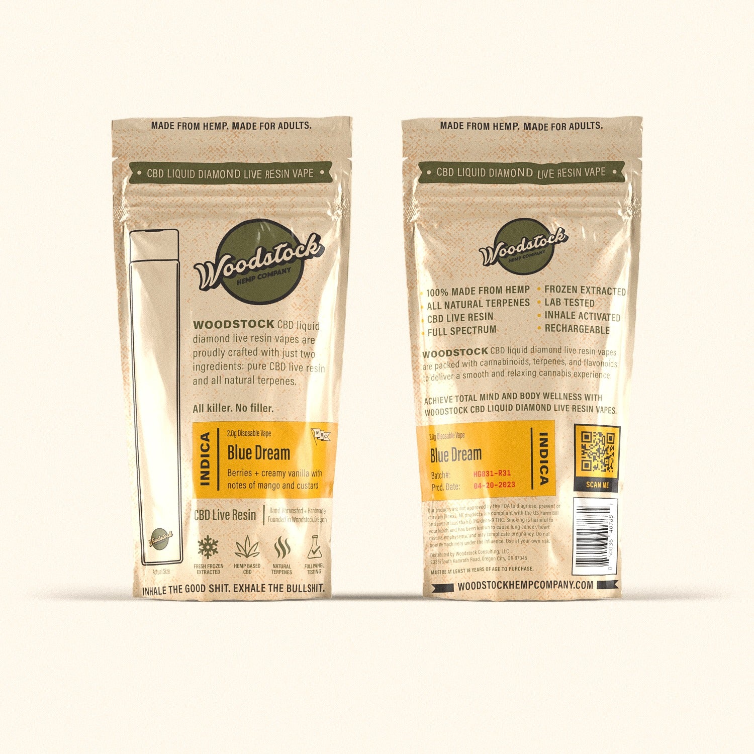 CBD Live Resin Disposable 2.0g Vape – Wildwood Cannabis Company