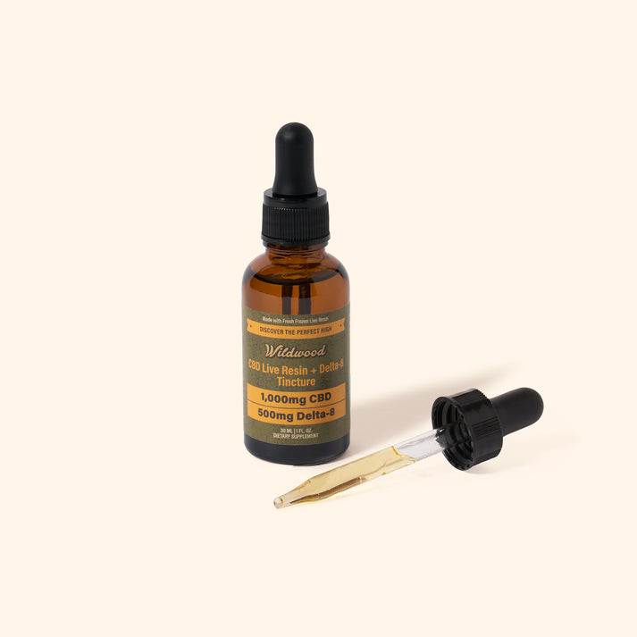 CBD Live Resin 1000mg + D8 500mg Tincture – Wildwood Cannabis Company