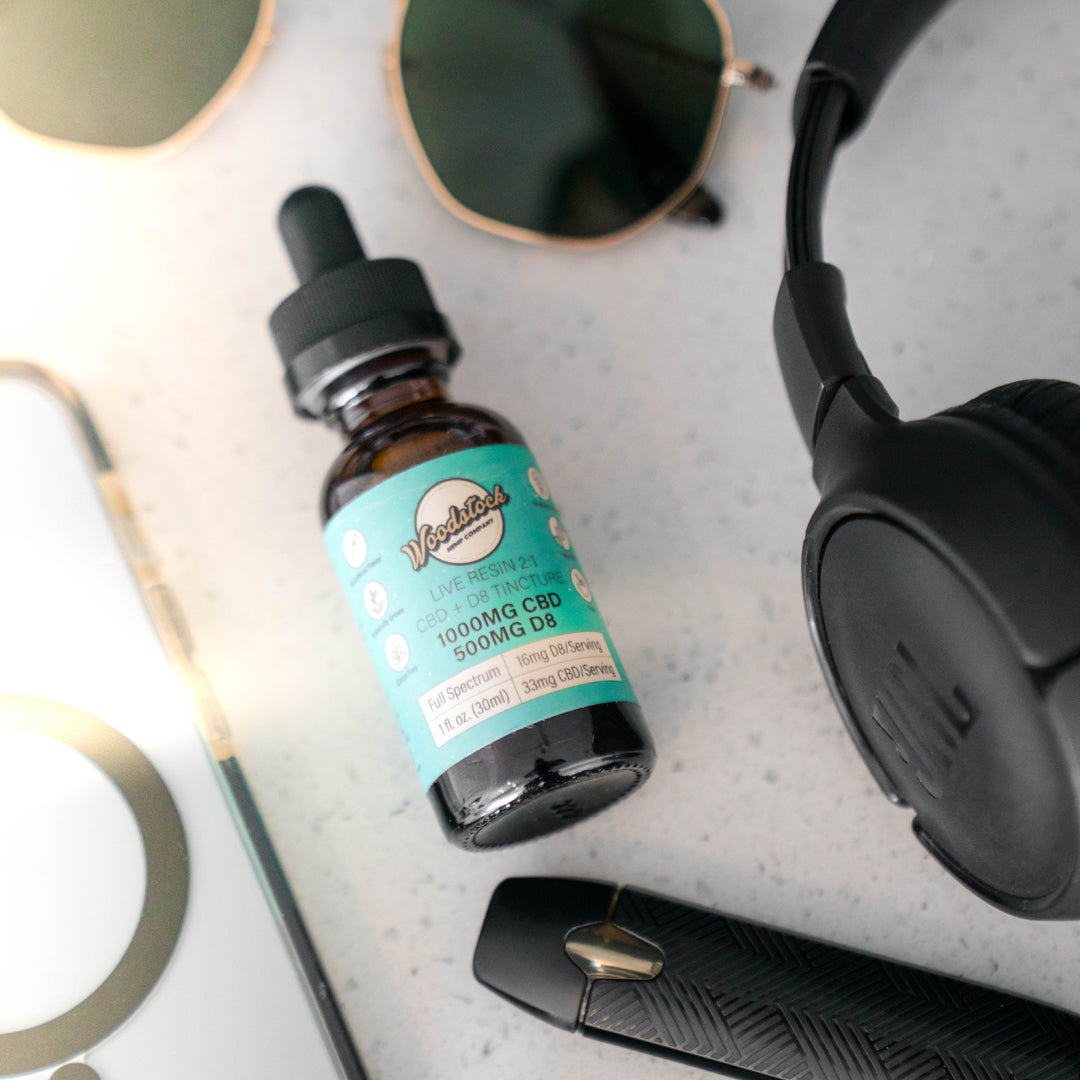 CBD Live Resin 1000mg + D8 500mg Tincture – Wildwood Cannabis Company